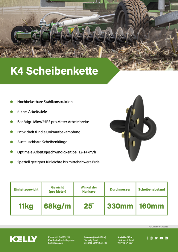 Discs - Kelly Tillage Deutsch